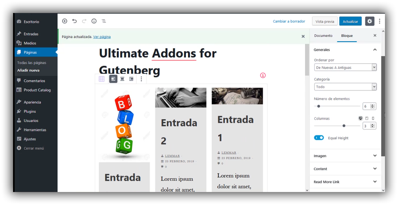 Ultimate Gutenberg Blocks Parte 2: Pack de bloques gratuitos para Gutenberg - DavidIbiza.com